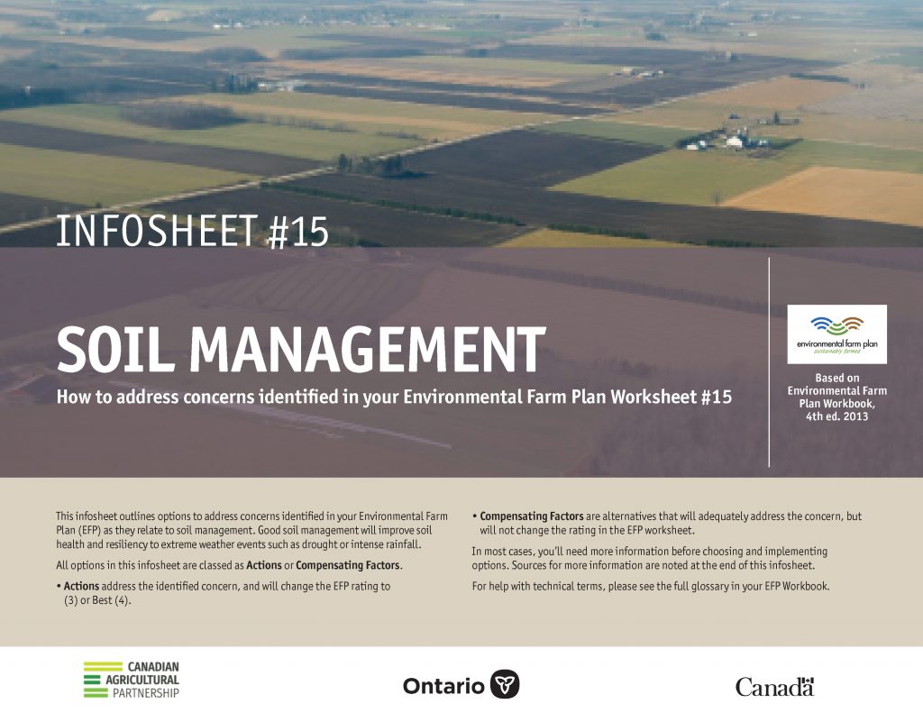 Canada-Ontario Environmental Farm Plan - Ontario Soil Crop