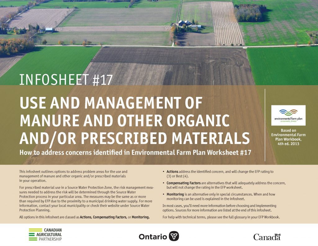 Canada-Ontario Environmental Farm Plan - Ontario Soil Crop