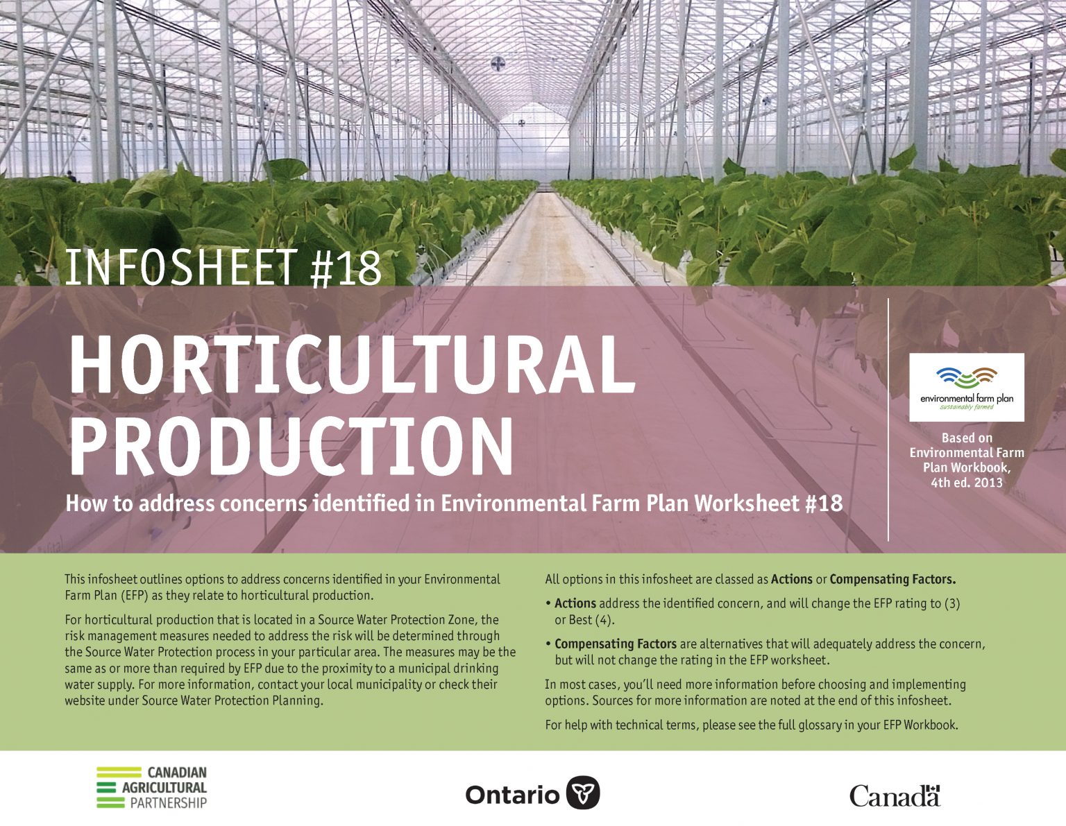 Canada-Ontario Environmental Farm Plan - Ontario Soil Crop