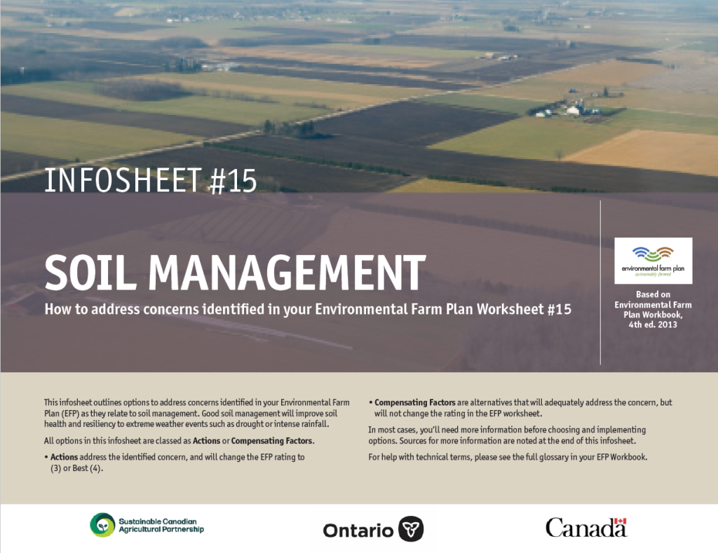 Canada-Ontario Environmental Farm Plan - Ontario Soil Crop