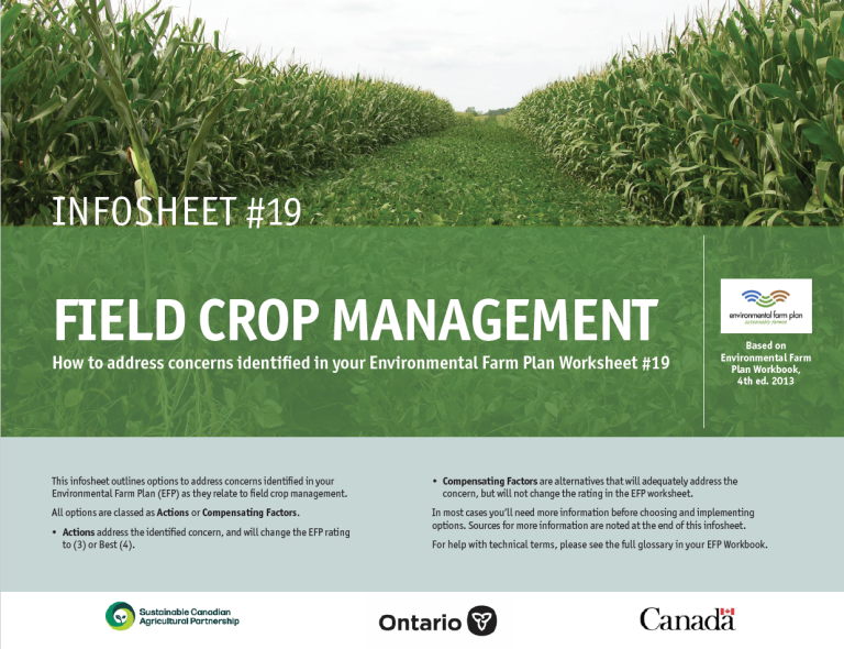 Canada-Ontario Environmental Farm Plan - Ontario Soil Crop